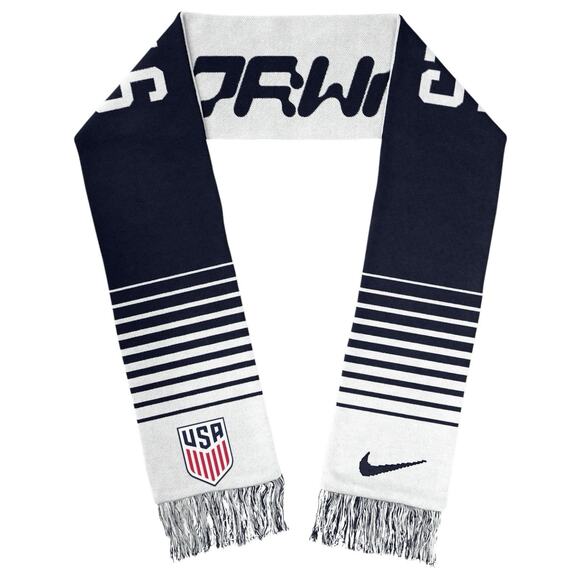 Nike | Accessories | Nike Usa Soccer Team Double Faced Scarf Local ...